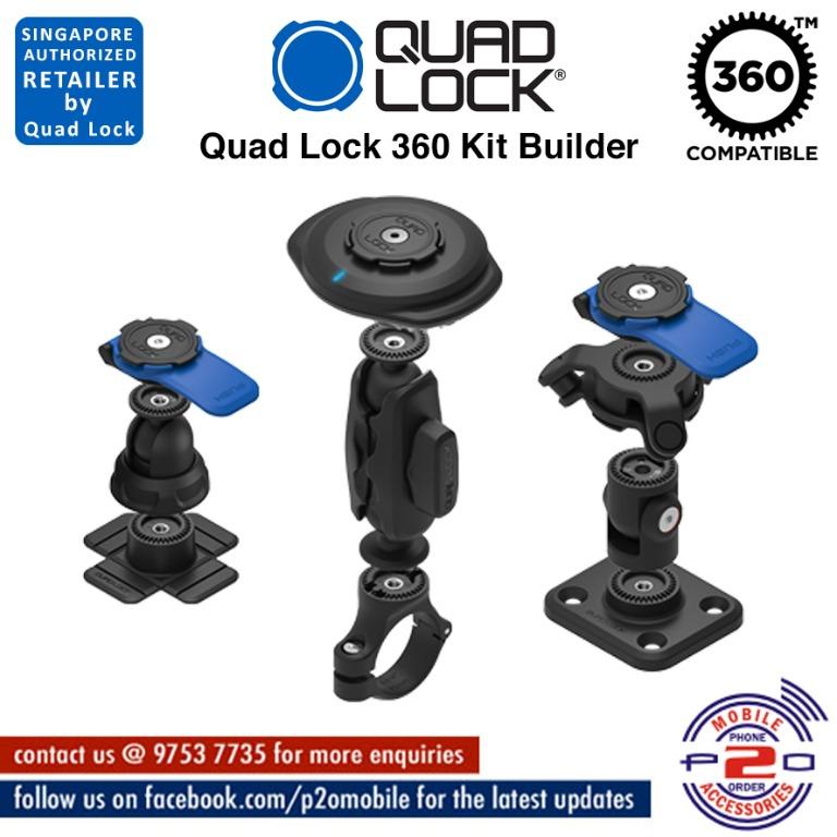 Quad Lock 360 Base - Bar Clamp Small, Hobbies & Toys, Music & Media ...