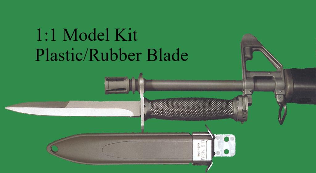 Rare M7 Rubber/Plastic Bayonet Model Kit, Hobbies & Toys, Toys & Games ...