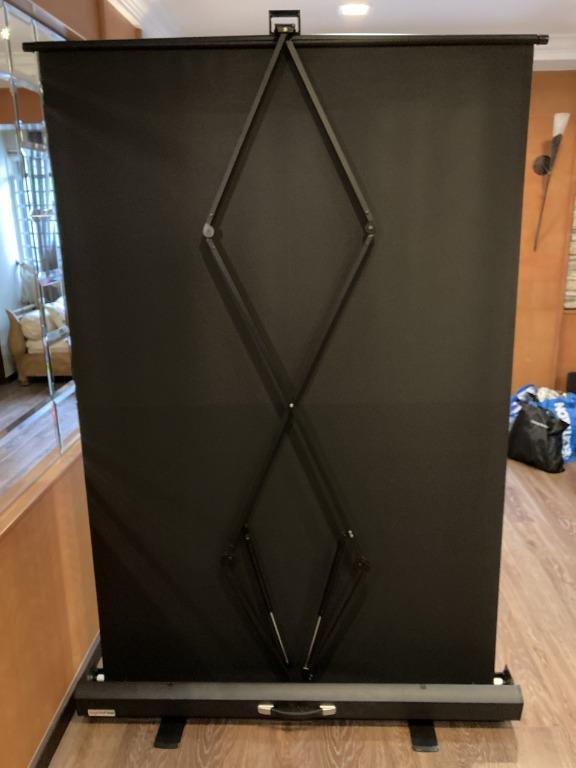 Retractable Floor Standing 100" Screen, TV & Home Appliances, TV ...