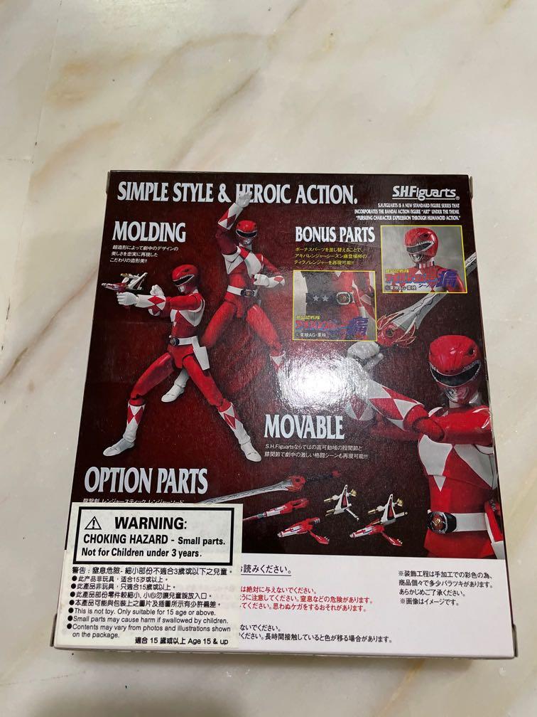 SHF Tyrannoranger MMPR Red Ranger Power Rangers Negotiable, Hobbies ...