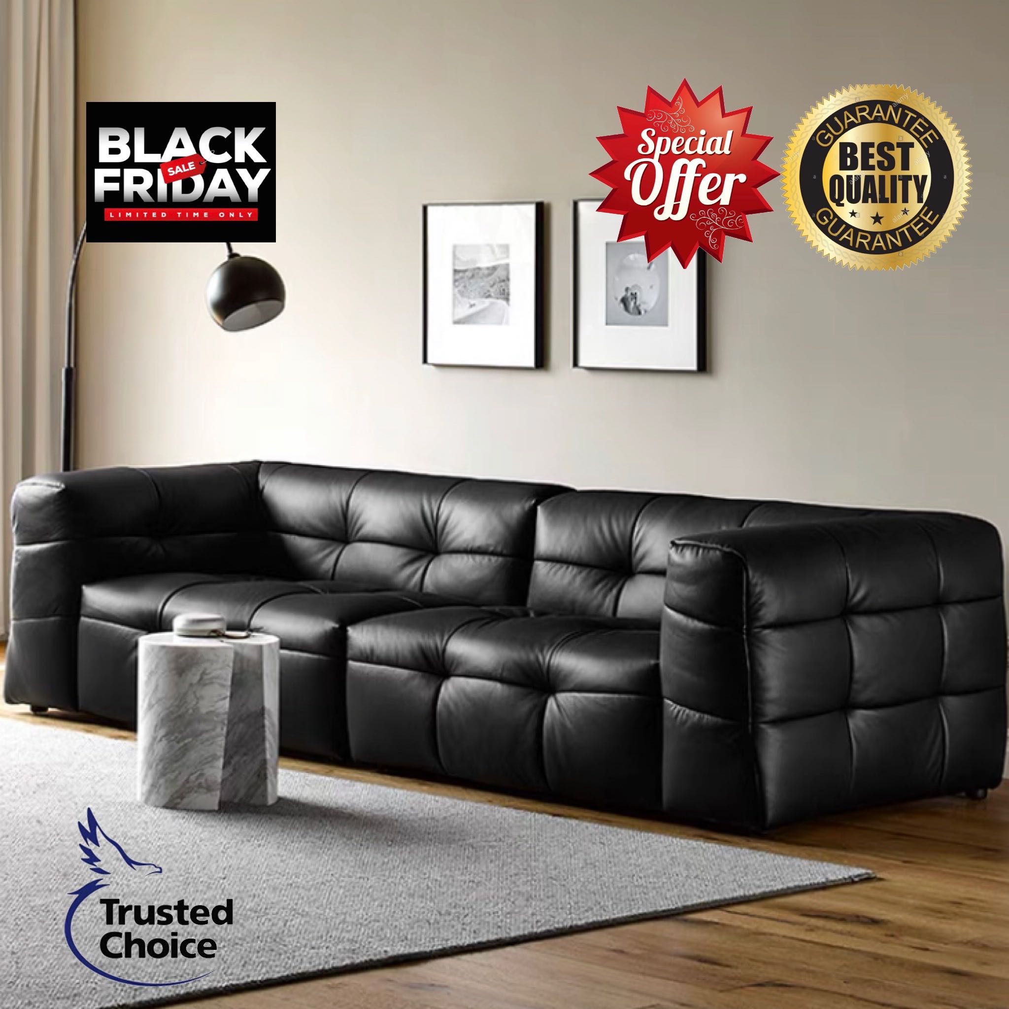 Sofa Reiss Length 160cm Designer Sofa Available in High Quality Cotton ...