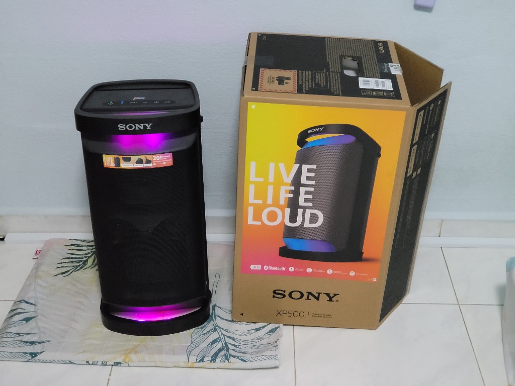 Sony XP500 Portable High Power Speaker, Audio, Soundbars, Speakers ...