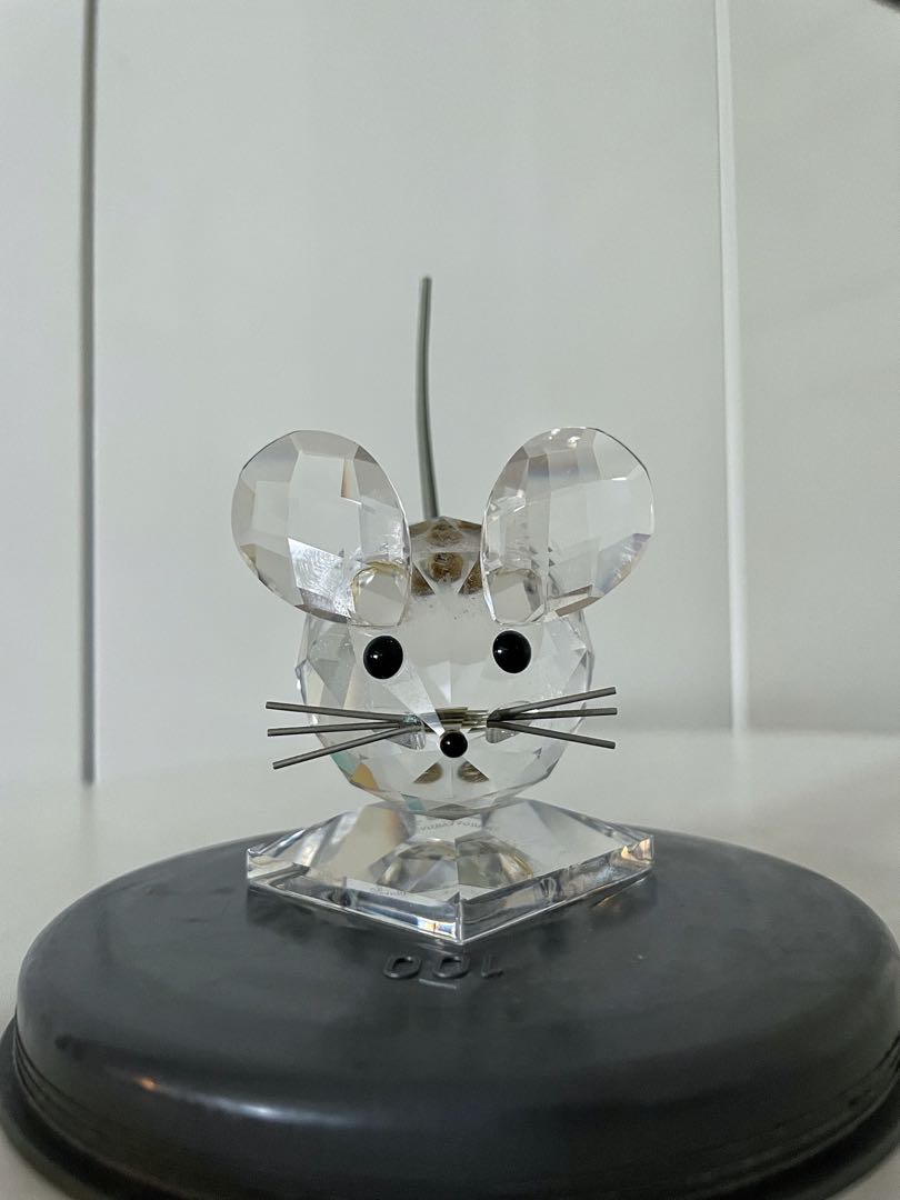 SWAROVSKI Large Crystal Mouse, Women's Fashion, Jewelry & Organisers ...