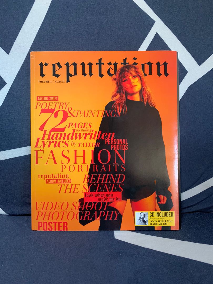 Taylor Swift: reputation Magazine Vol. 1 + album, Hobbies & Toys, Music ...