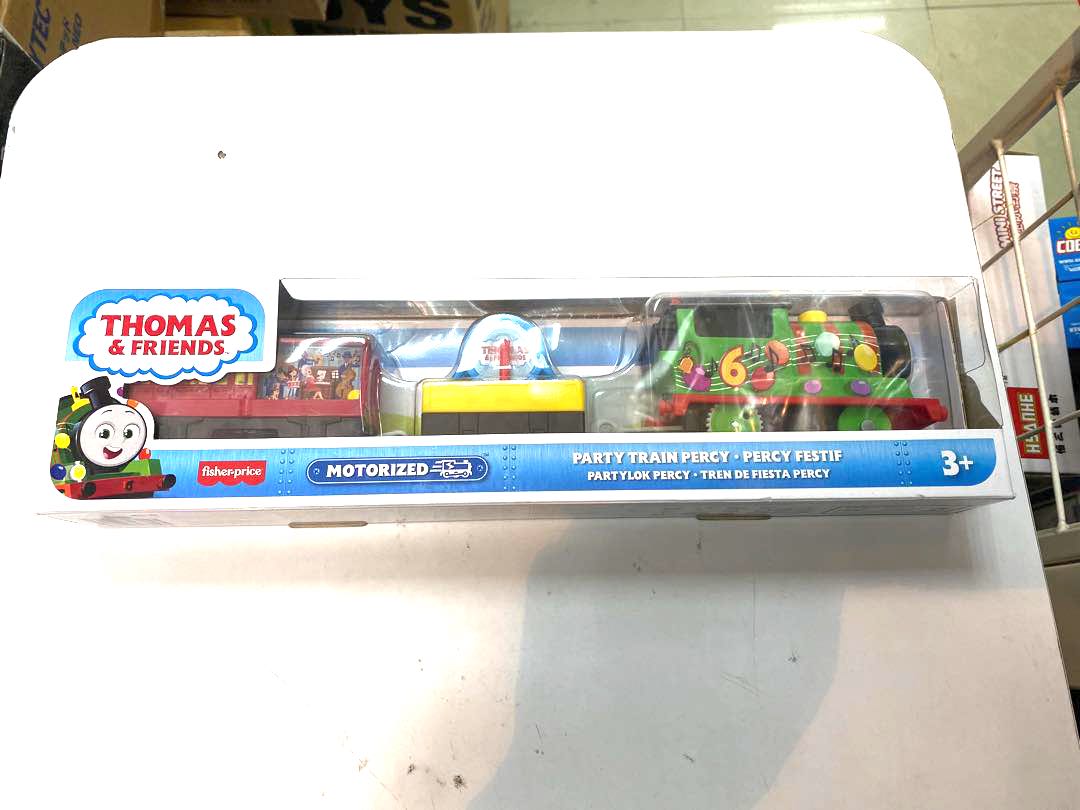 Thomas & Friends Trackmaster Party Train Percy, 興趣及遊戲, 玩具 & 遊戲類 - Carousell