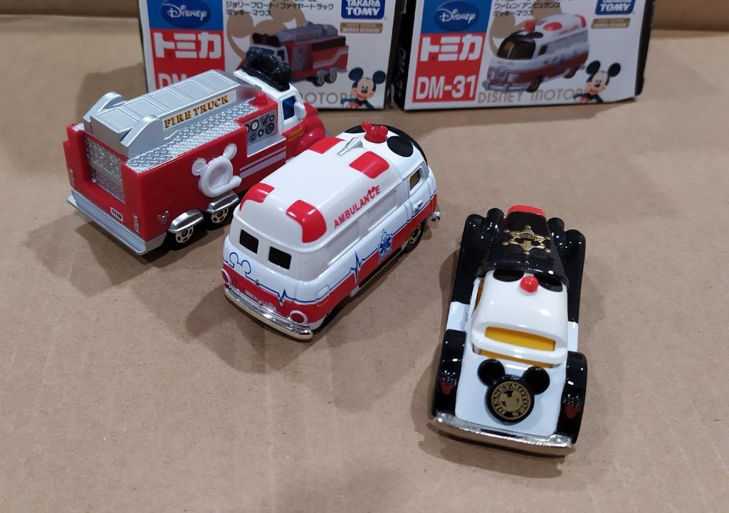 TOMICA DISNEY MOTORS DM-30, 31 & 32 MICKEY MOUSE TAKARA TOMY DIECAST SET, Hobbies & Toys, Toys ...
