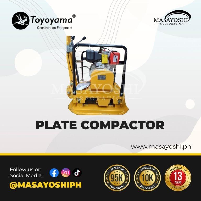 Toyoyama 6.0HP Plate Compactor CNP30 KAMA DIESEL 178F, Commercial ...