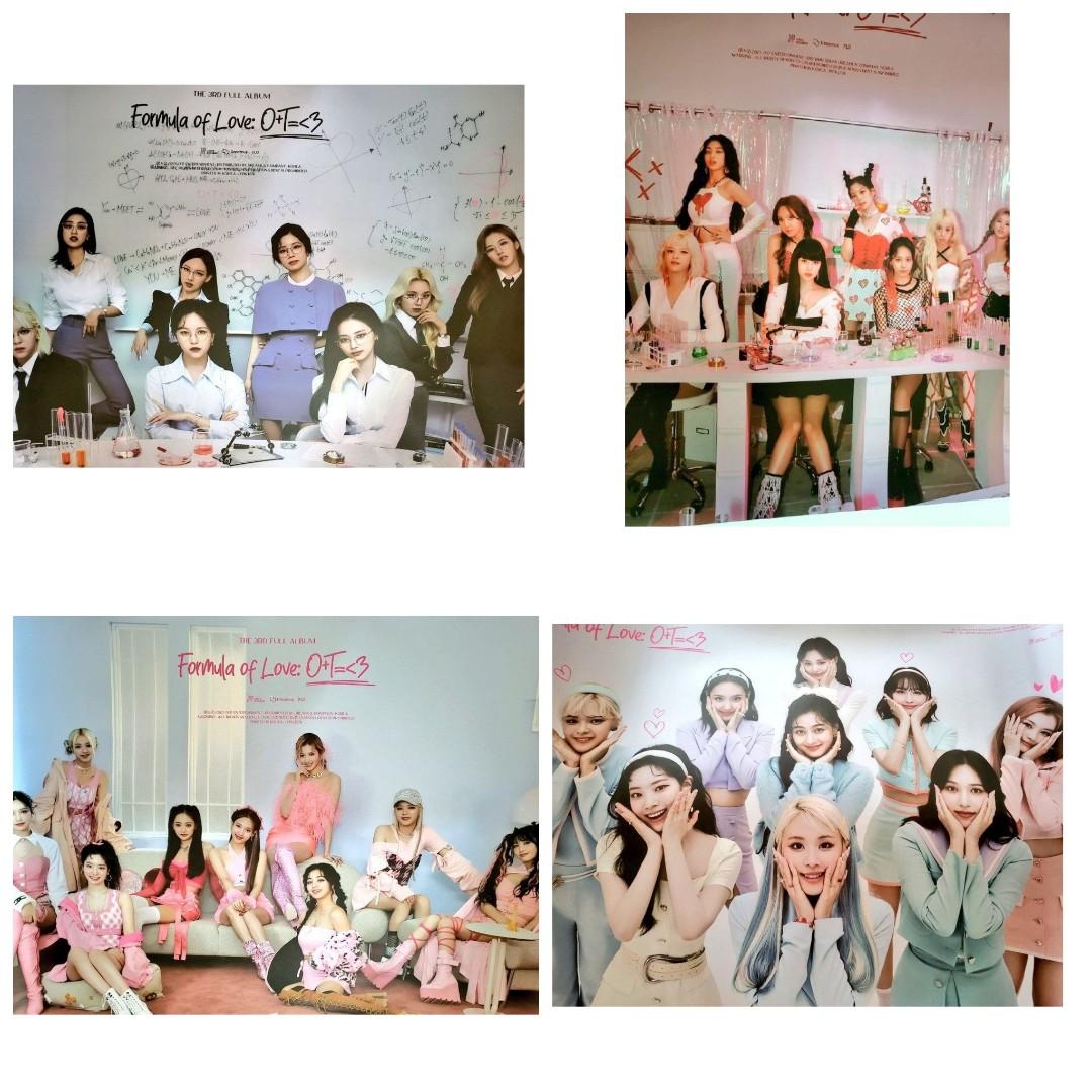 Twice Formula of Love posters, Hobbies & Toys, Memorabilia ...