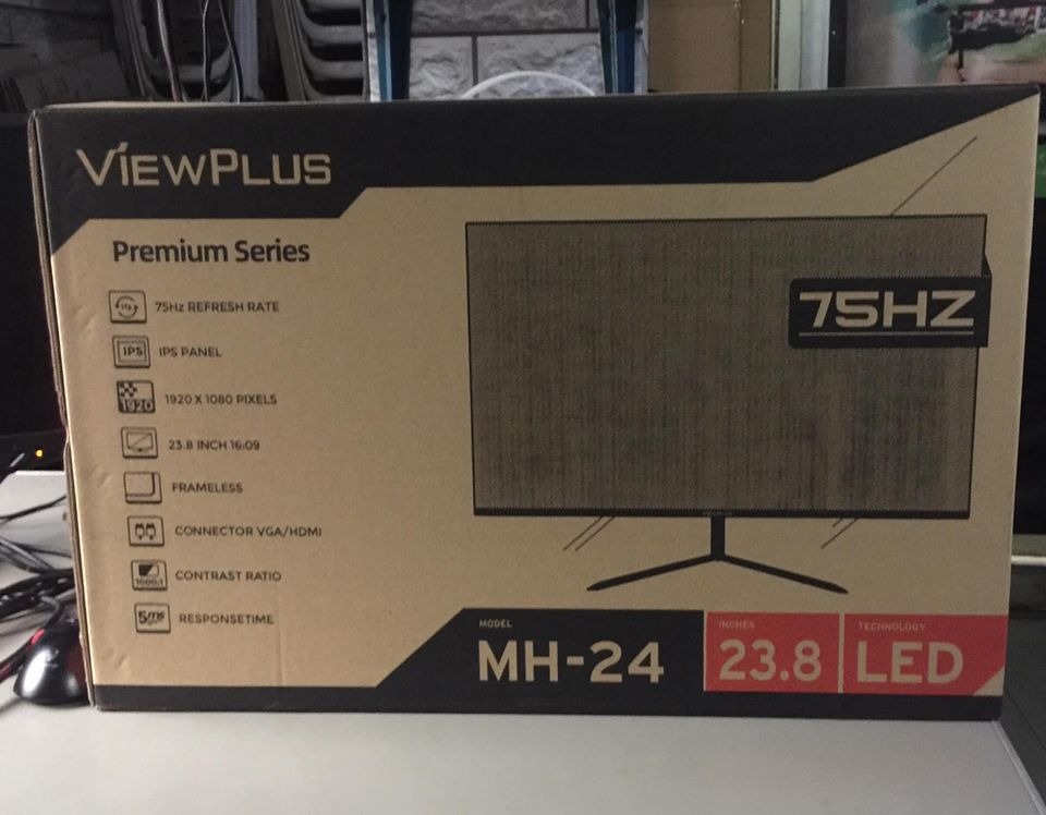 ViewPlus MH-24 24" 75Hz IPS Monitor, Computers & Tech, Parts ...