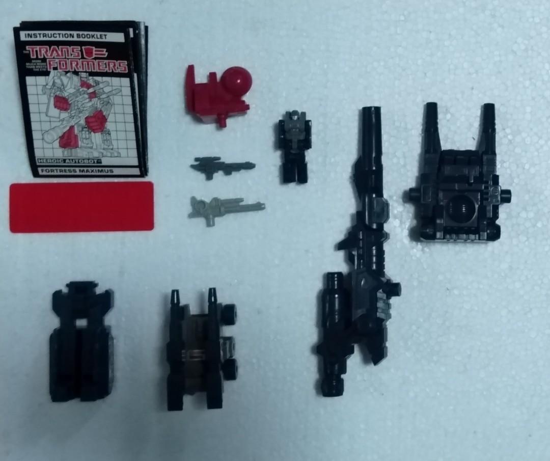 Vintage Hasbro Transformers G1 Autobot Headmaster Base Fortress Maximus ...