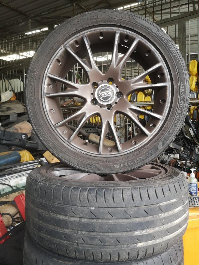 Volvo 18 inch wheels s60, Auto Accessories on Carousell