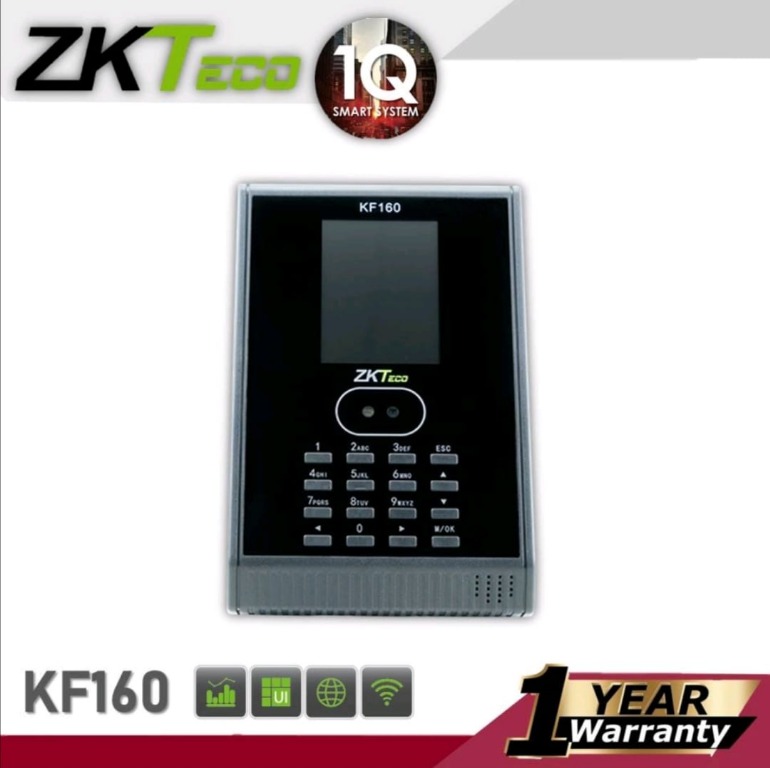 ZKTECO KF160 Biometrics Face Recognition, Attendance and Basic Access ...