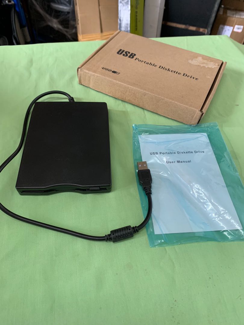 3.5" USB External Floppy Disk Drive, Computers & Tech, Parts ...