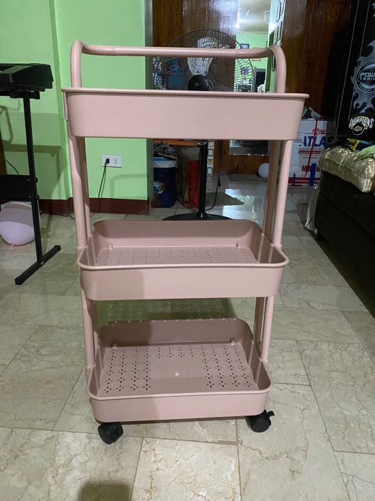 3-tier Utility Trolley/Rack (with issue), Furniture & Home Living, Home ...