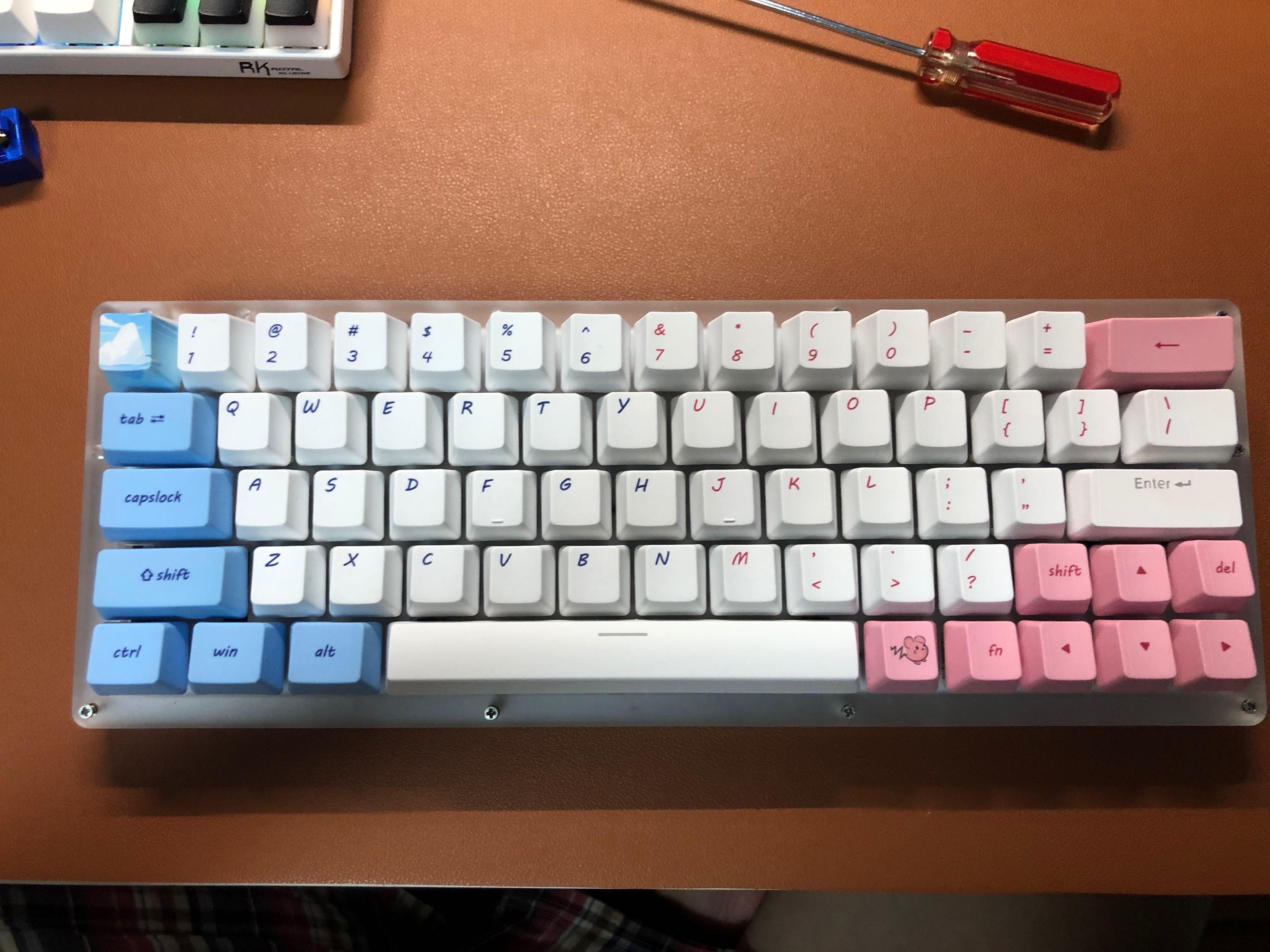 PBT Keycaps (64 Key Layout), Computers & Tech, Parts & Accessories ...