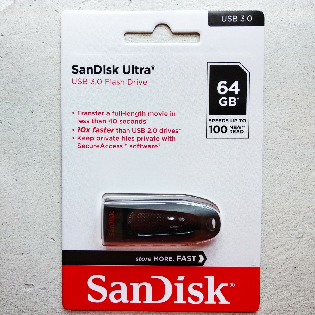 64GB USB Thumb Drive, Computers & Tech, Parts & Accessories, Hard Disks ...