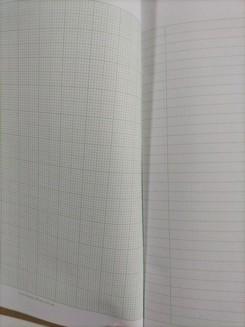 A4 size foolscap/graph book, Hobbies & Toys, Stationery & Craft ...