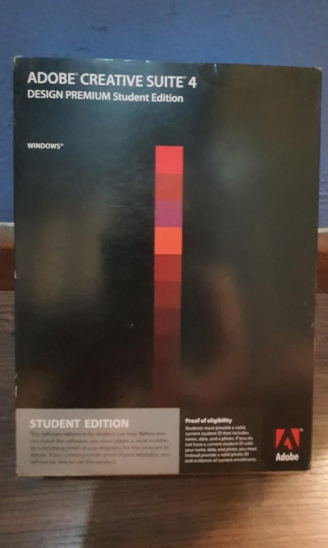Adobe Creative Suite 4 Design Premium Student Edition, Computers & Tech, Parts & Accessories ...