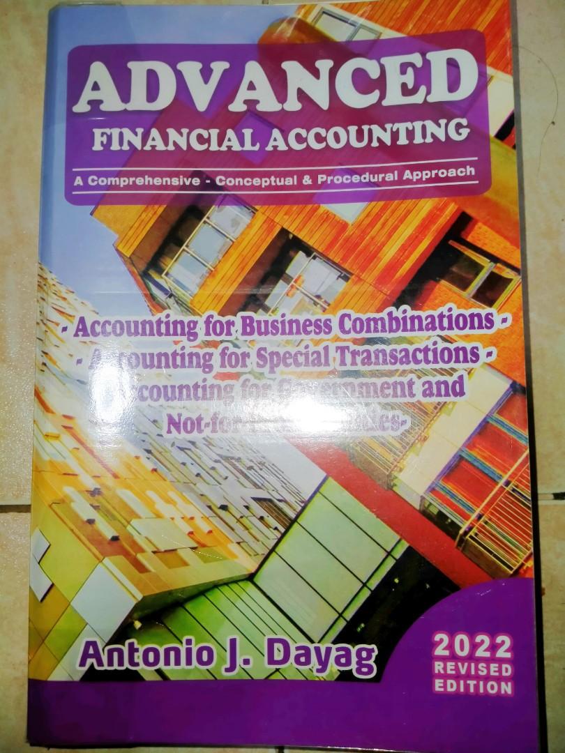 Advanced Financial Accounting By Dayag 2022 Edition Hobbies Toys advanced-financial-accounting-by-dayag-2022-edition-hobbies-toys