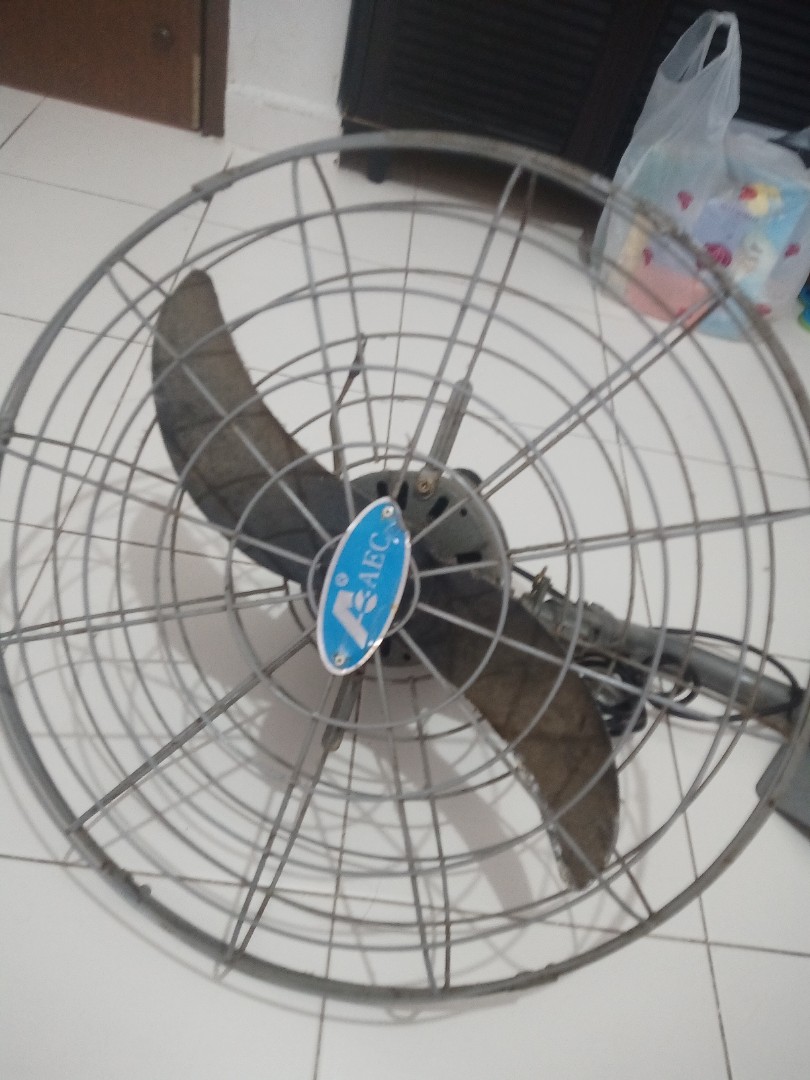 AEC industrial wall fan, Furniture & Home Living, Lighting & Fans, Fans ...