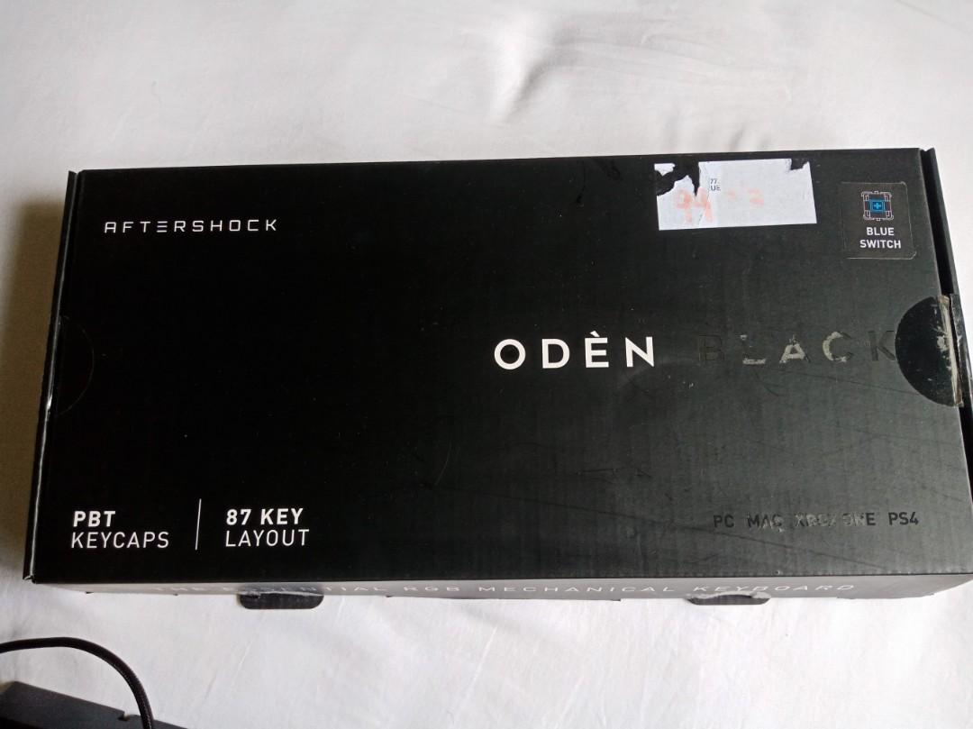 Aftershock Oden Black Mechanical Keyboard, Computers & Tech, Parts ...