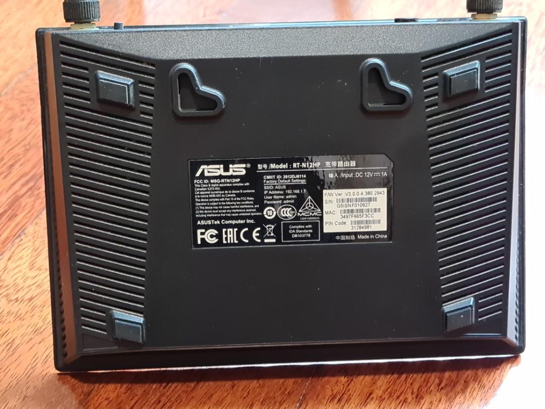 ASUS RT-N12HP Wireless-N High Power Router, Computers & Tech, Parts ...