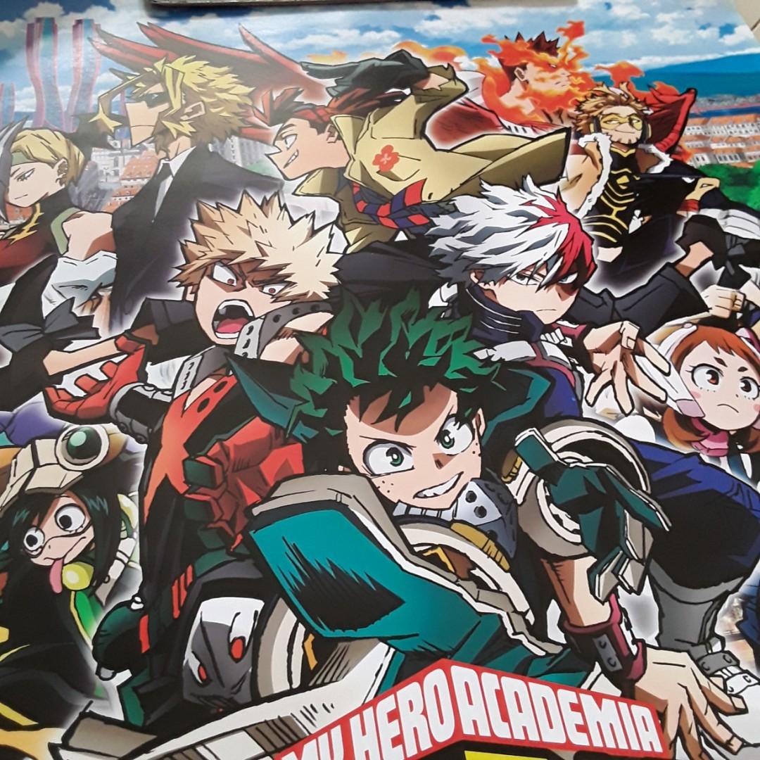 BNHA MHA Boku no Hero Academia - World Heroes Mission A2 movie poster ...