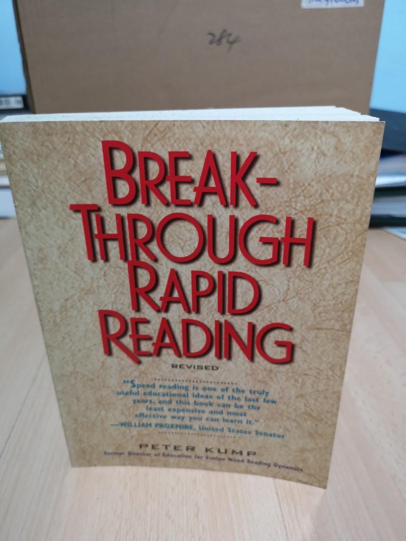 Breakthrough Rapid Reading, Hobbies & Toys, Books & Magazines, Fiction ...