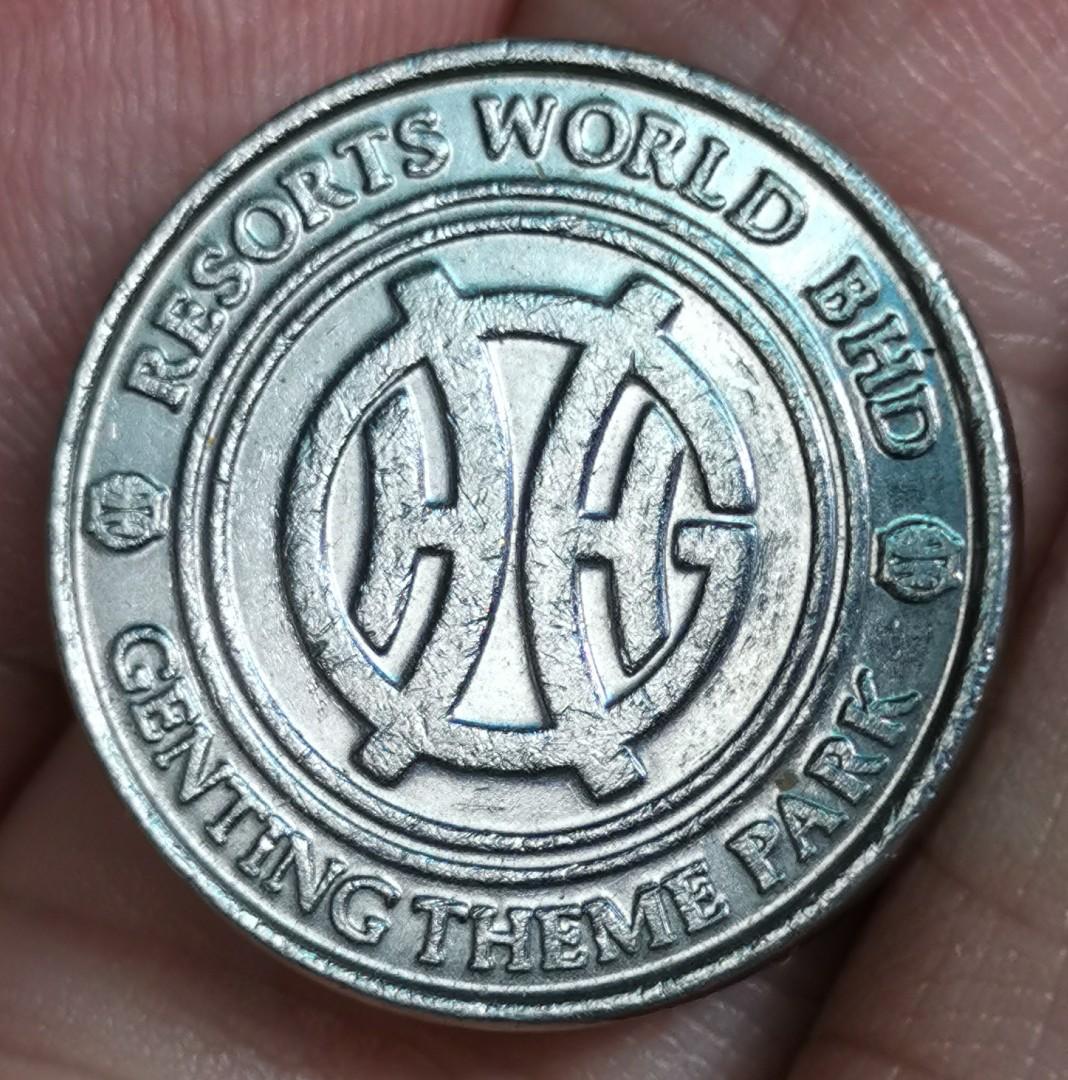 C218 - Genting Highland Theme Park Token Abt. 21mm, Hobbies & Toys ...