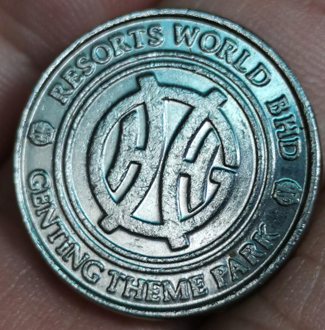 C218 - Genting Highland Theme Park Token Abt. 21mm, Hobbies & Toys ...