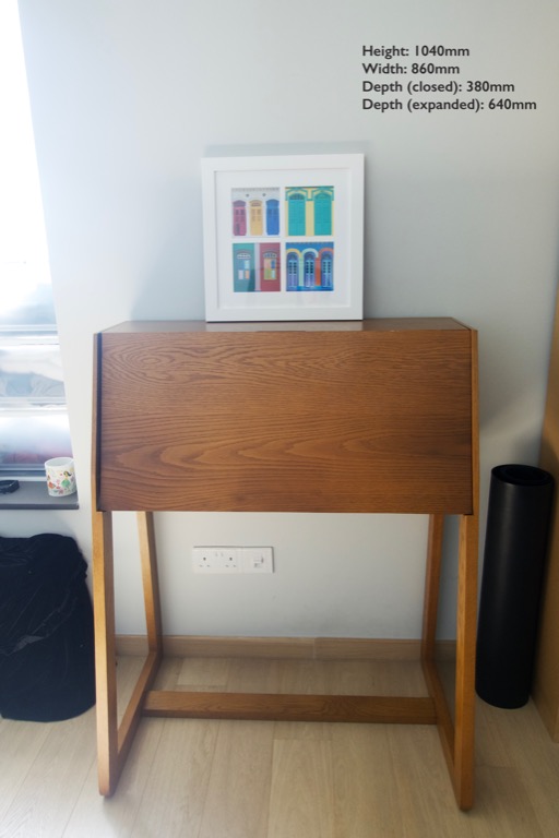 CB2 (Crate & Barrel) Intimo Foldable Work Study Desk - Multi-use ...