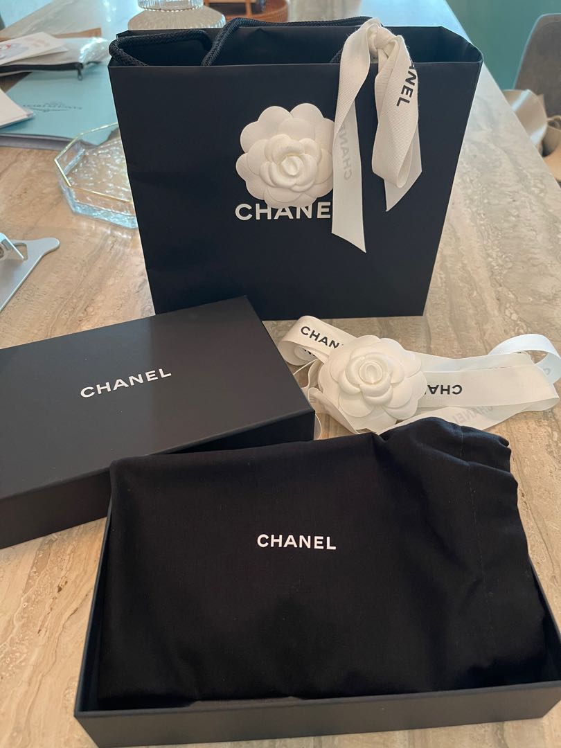 Chanel box and paper bag, Women's Fashion, Bags & Wallets, Purses ...