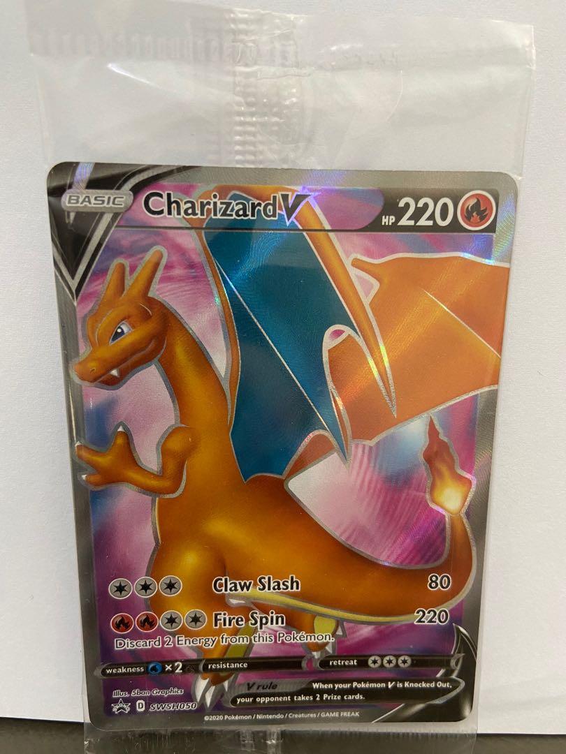 Charizard V promo, Hobbies & Toys, Toys & Games on Carousell
