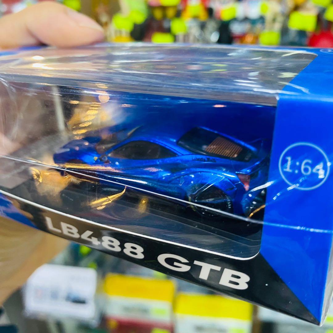 CM Models 1:64 Colourful Miniature Model LB Works Performance Ferrari 488 GTB Liberty Walk LB ...