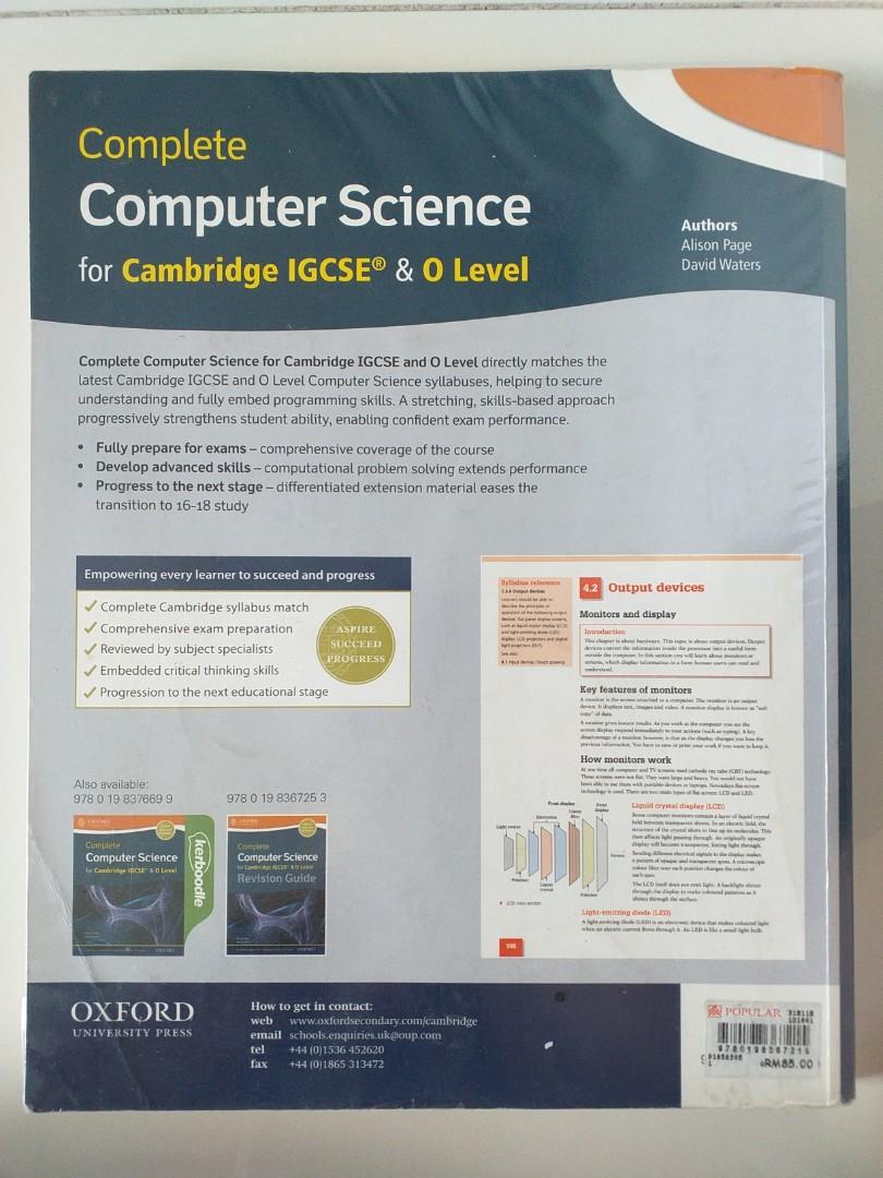 Complete Computer Science for Cambridge IGCSE and O Level Coursebook ...