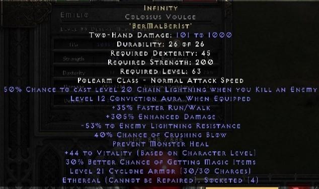 D2R Diablo 2 Infinity, Computers & Tech, Parts & Accessories, Other ...