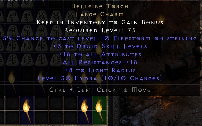 Diablo 2 Resurrected (D2R) - Druid torches (multiple), Video Gaming ...