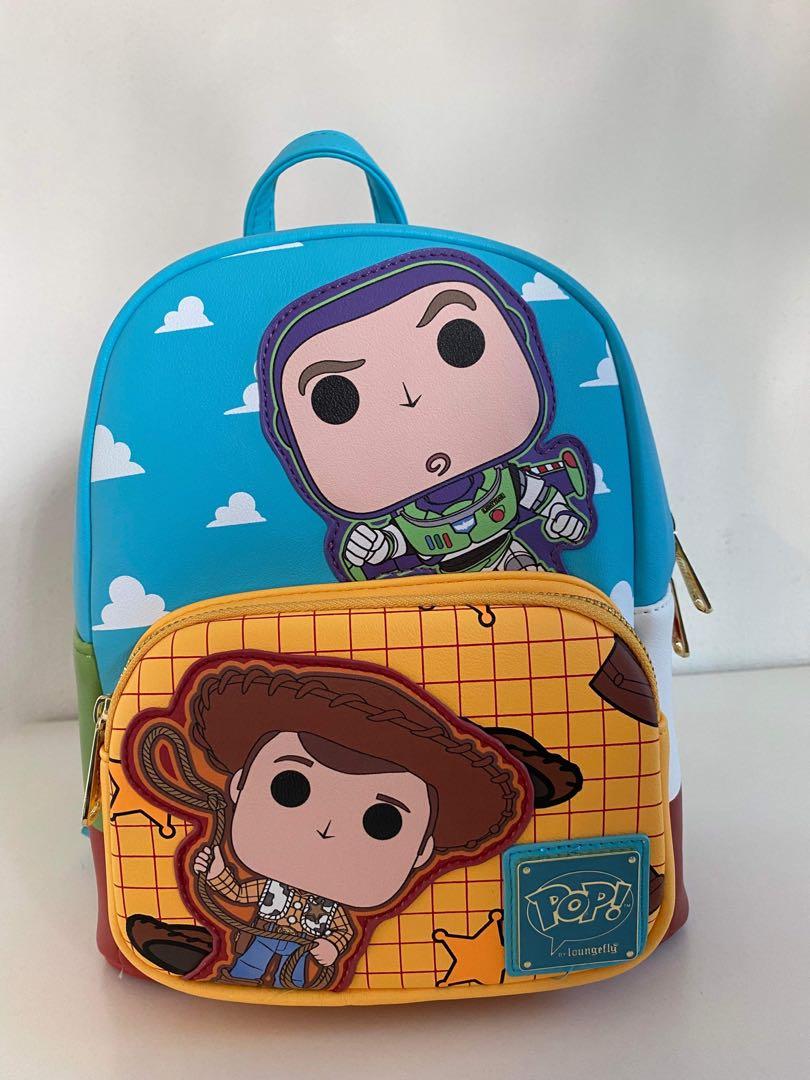 Disney pixar mini Backpack toy story Buzz lightyear Woody Bag, Women's ...