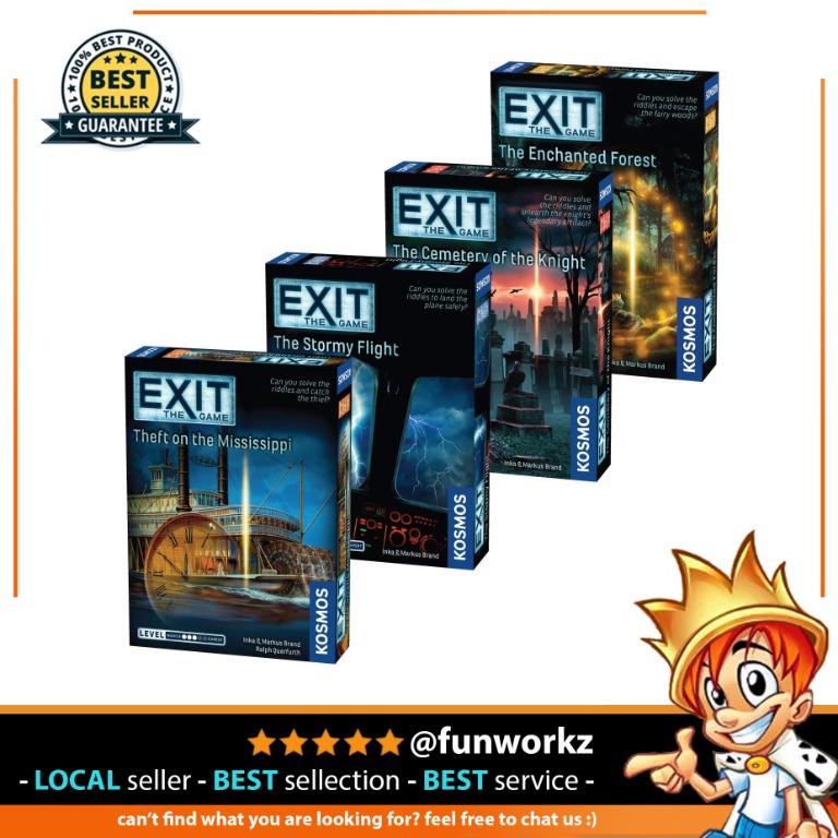 EXIT: The Game 4-Pack Escape Room Bundle | Season 4 | Theft on the ...