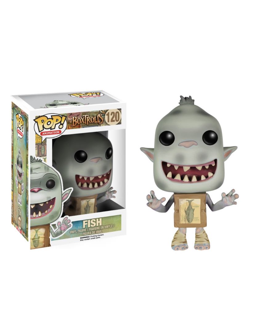 Funko Pop - The Boxtrolls Fish 120, Hobbies & Toys, Toys & Games on ...