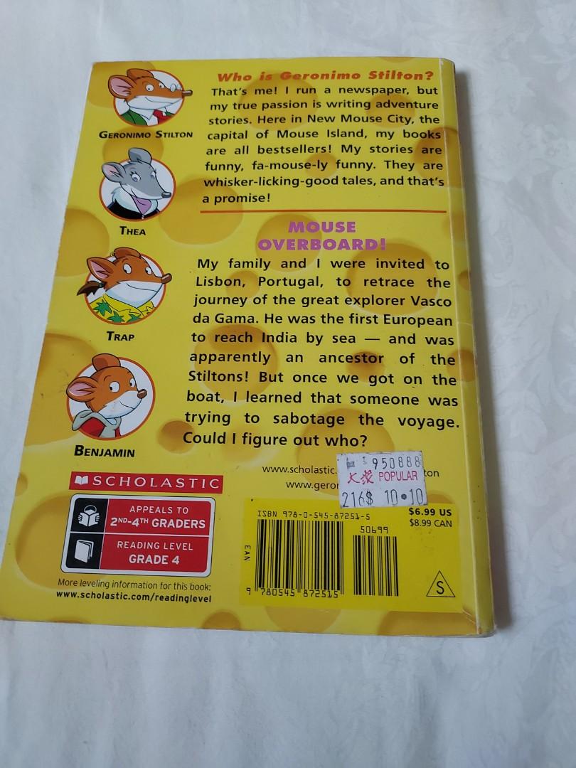 geronimo Stilton mouse overboard, Hobbies & Toys, Books & Magazines ...