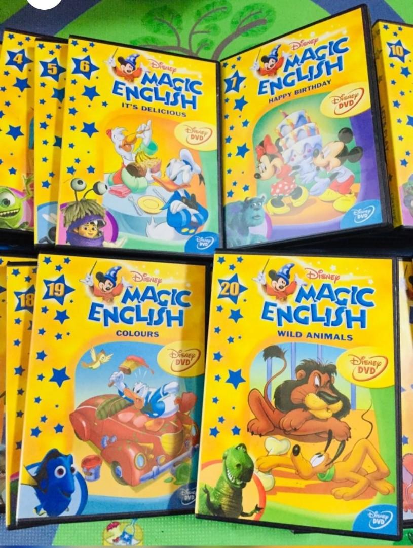Grollier's Disney Magic English Series 1 and 2, Hobbies & Toys, Books ...