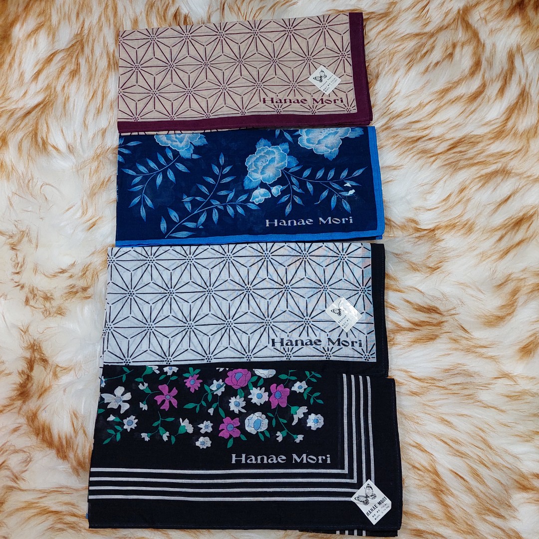 Hane Mori Handkerchief Set, Women's Fashion, Watches & Accessories ...