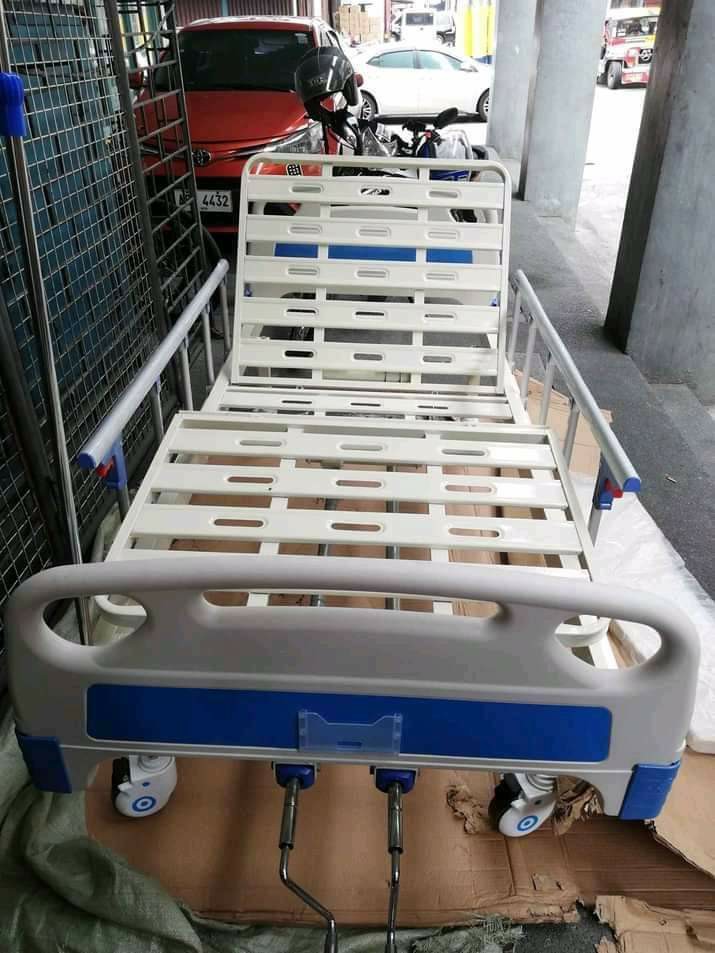 Hospital bed frame with free electric mattress and wedge pillow ...
