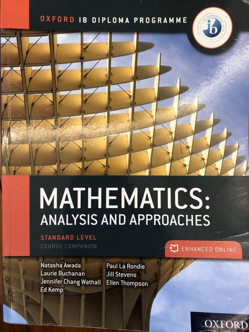 IBDP MAA SL Textbook, Hobbies & Toys, Books & Magazines, Assessment ... IBDP MAA SL Textbook, Hobbies & Toys, Books & Magazines, Assessment ...