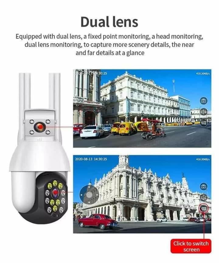 iCam365 APP FHD 5MP IP Camera CCTV Wifi Outdoor Dome PTZ Motion ...