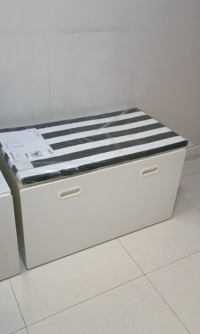 Ikea bench with storage, Furniture & Home Living, Furniture, Shelves ...