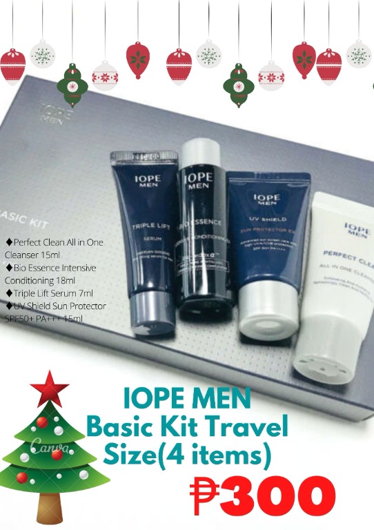 IOPE Men Basic Kit IOPE MEN Basic Trial Kit (4 items), Beauty ...