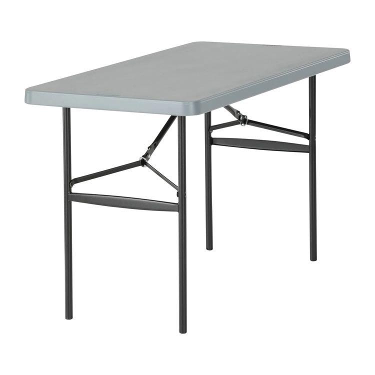Lifetime Table 4ft. (Gray), Furniture & Home Living, Furniture, Tables ...