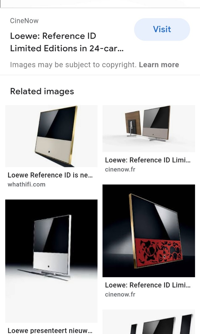 Loewe reference TV limited edition, Furniture & Home Living, Furniture ...
